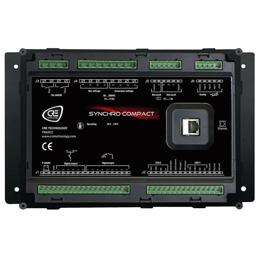 Generator set synchronization controller - SYNCHRO COMPACT CORE - CRE ...