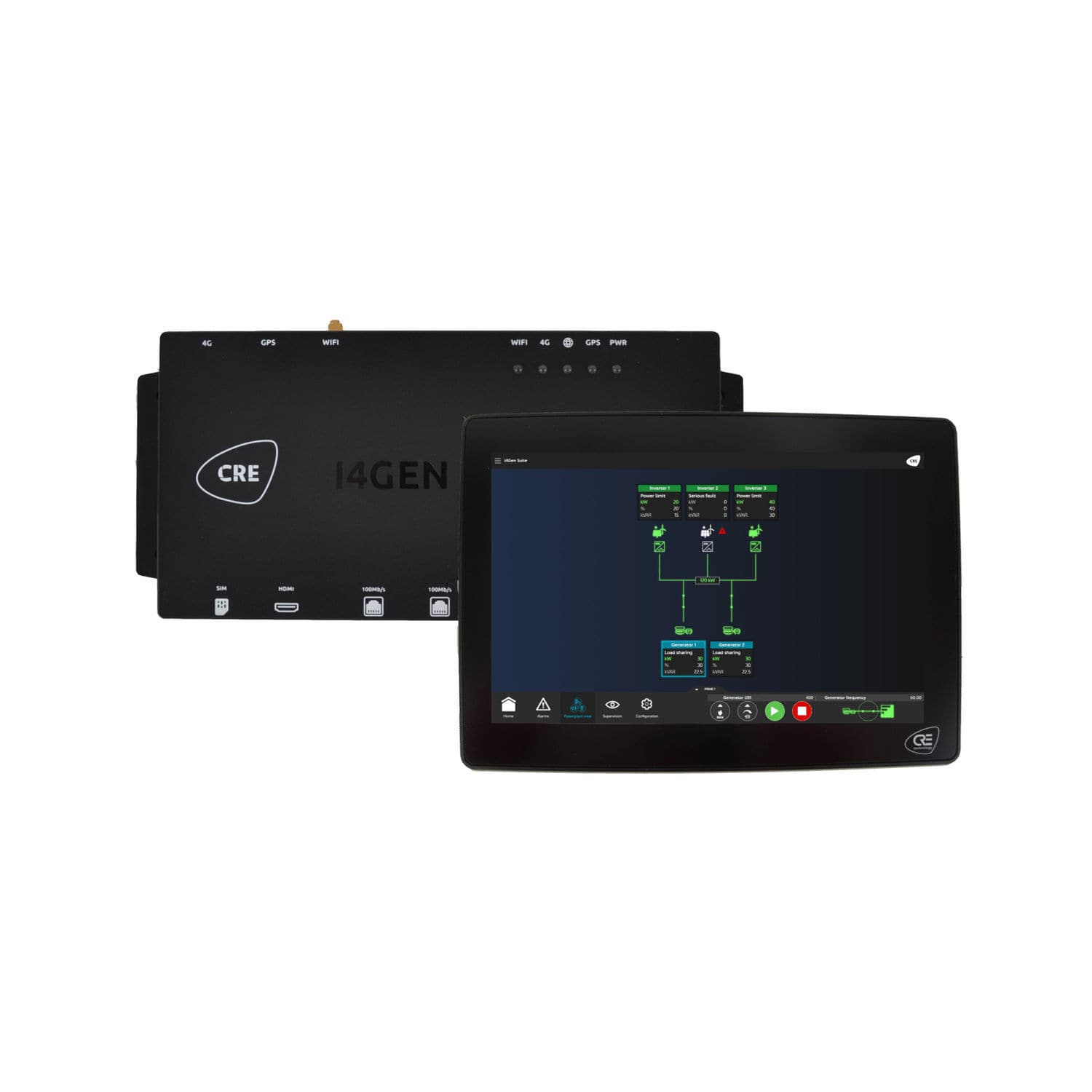 Multitouch screen HMI - i4Gen 10" - CRE TECHNOLOGY - capacitive touch ...