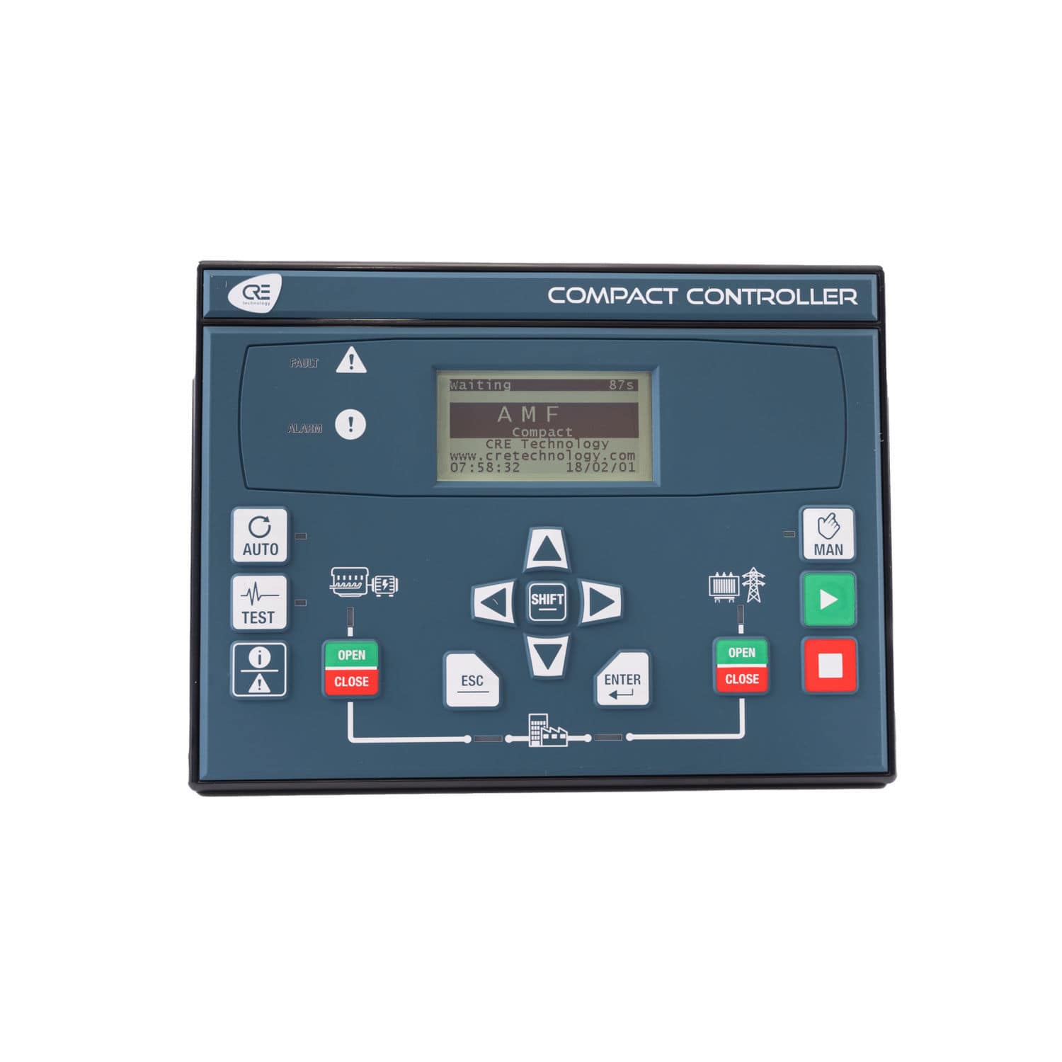 Automatic generator set controller - AMF COMPACT - CRE TECHNOLOGY ...