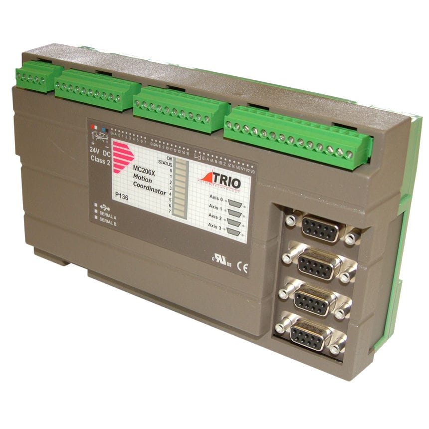 Multi-axis motion controller - MC206X - Trio Motion Technology - servomotor / advanced / compact
