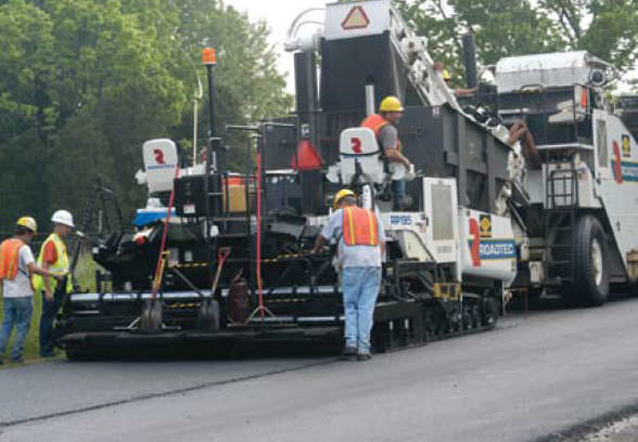 Asphalt paver - 10' (3.05m) | RP-195 - Roadtec - tracked