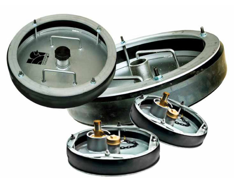 Pipe shutter - PlugFast ™ - PipeStoppers - aluminum / steel / double