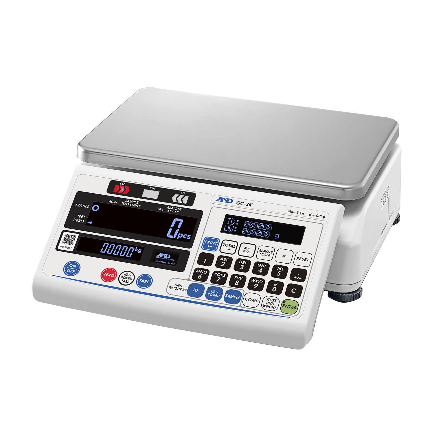 Counting scale - GC Series - A&D COMPANY, LIMITED - with LCD display ...