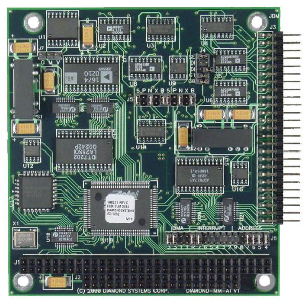 Analog I O module - PC/104 | Diamond-MM-AT - Diamond Systems - programmable