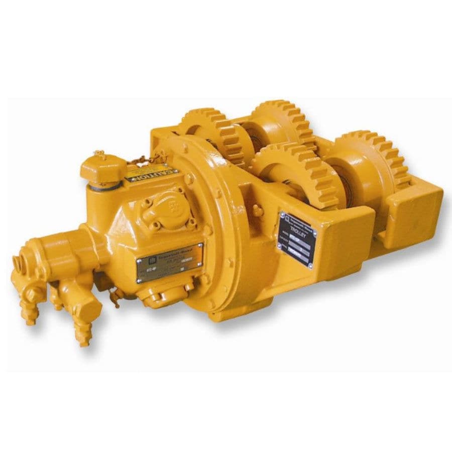 Motorized hoist trolley - AT series - INGERSOLL RAND - gear