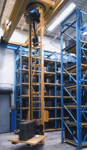 Vertical automatic storage system / with stacker crane / pallet ...