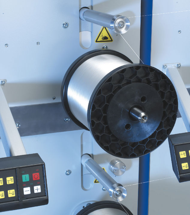 Yarn winder - SAHM 700XE - Georg Sahm - tape / automatic