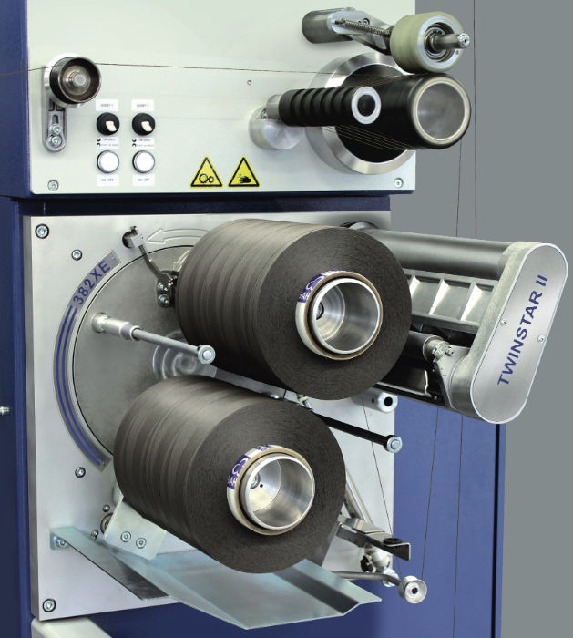 Yarn winder - TWINSTAR II 380XE HS - Georg Sahm - automatic