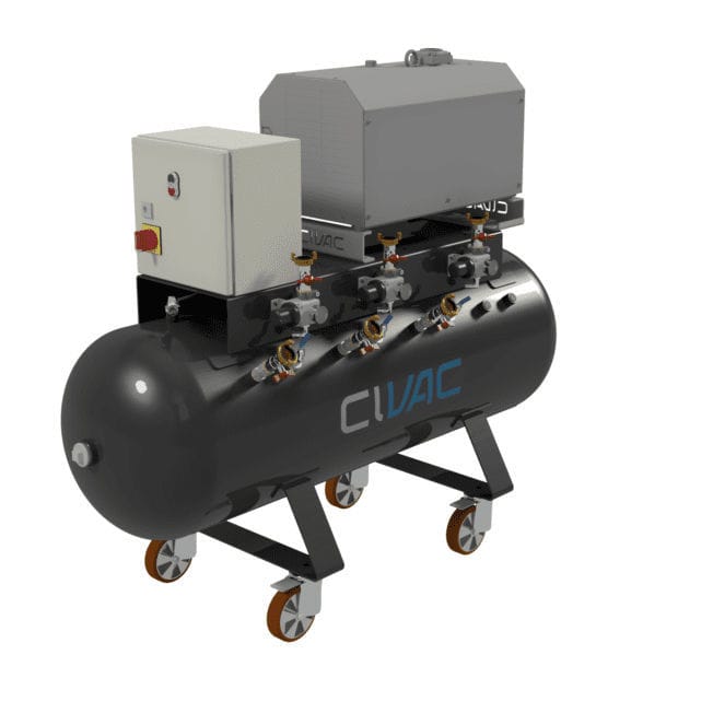 Lubricated vacuum system - XV-0300-01-06-10 - Composite Integration Ltd