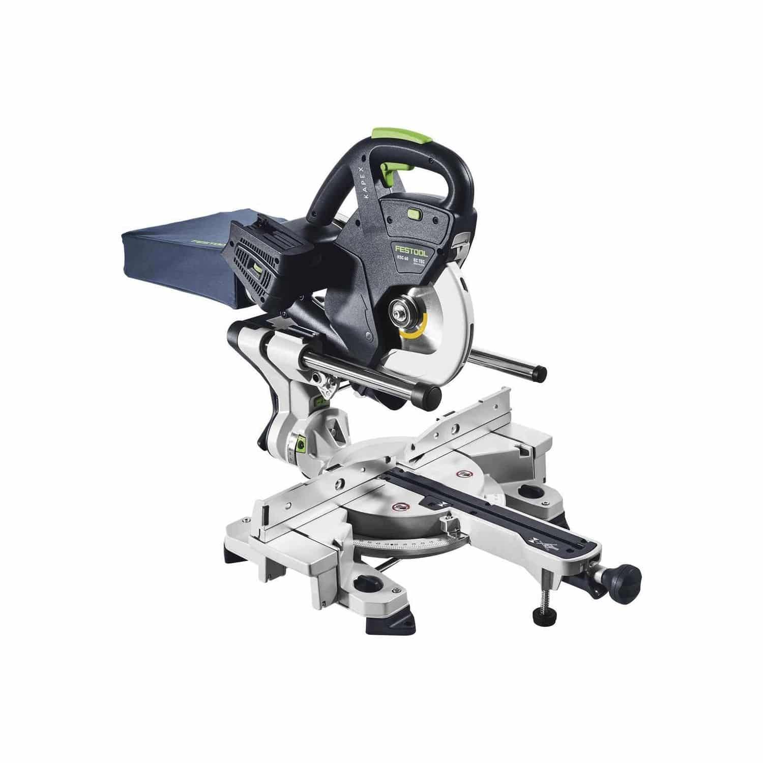 Miter saw - KSC 60 EB-Basic - Festool - wood / sliding / cordless