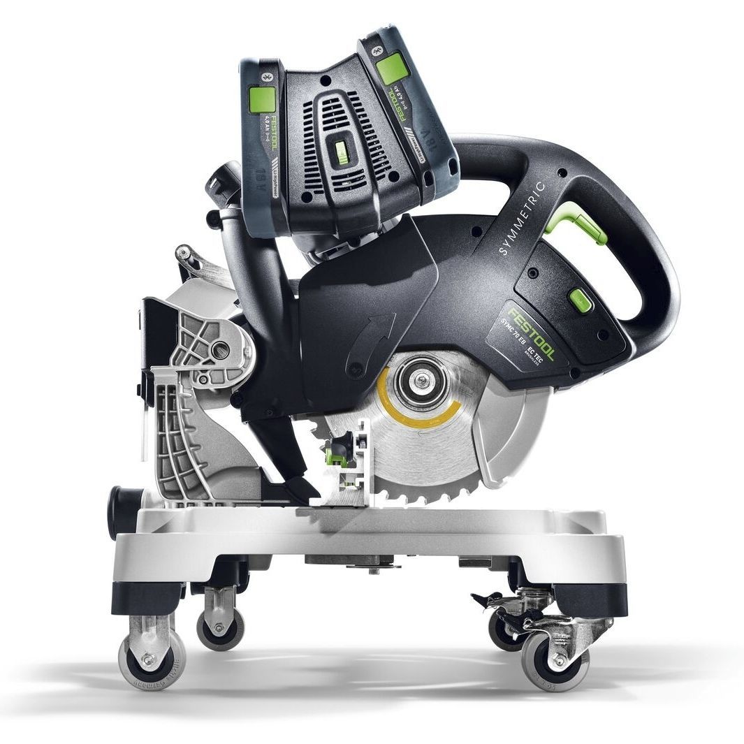 Miter saw - SYMC 70 EB-Basic - Festool - wood / cordless / precision