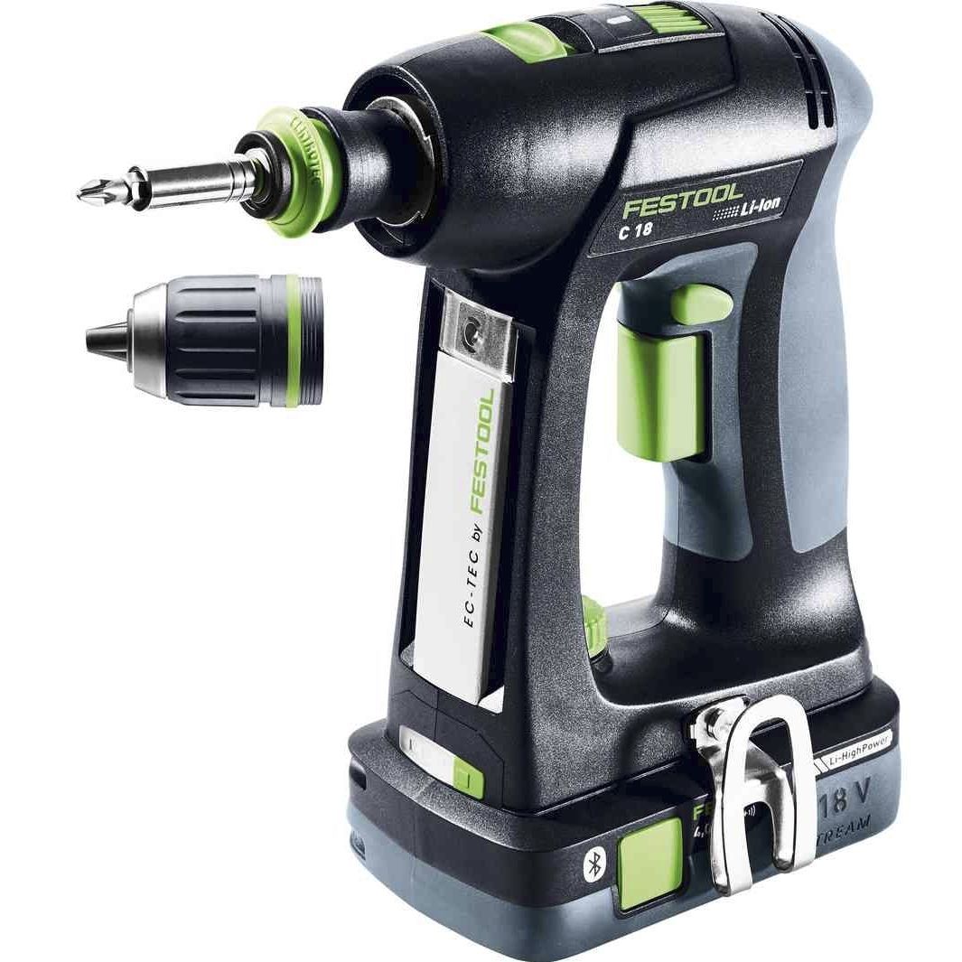 Driver drill - C 18 HPC 4,0 I-Plus - Festool - cordless / powerful