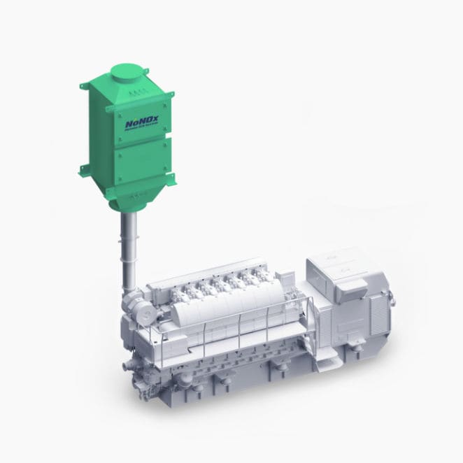 Selective catalytic reducer - SCR - Hyundai Heavy Industries-Marine Engine