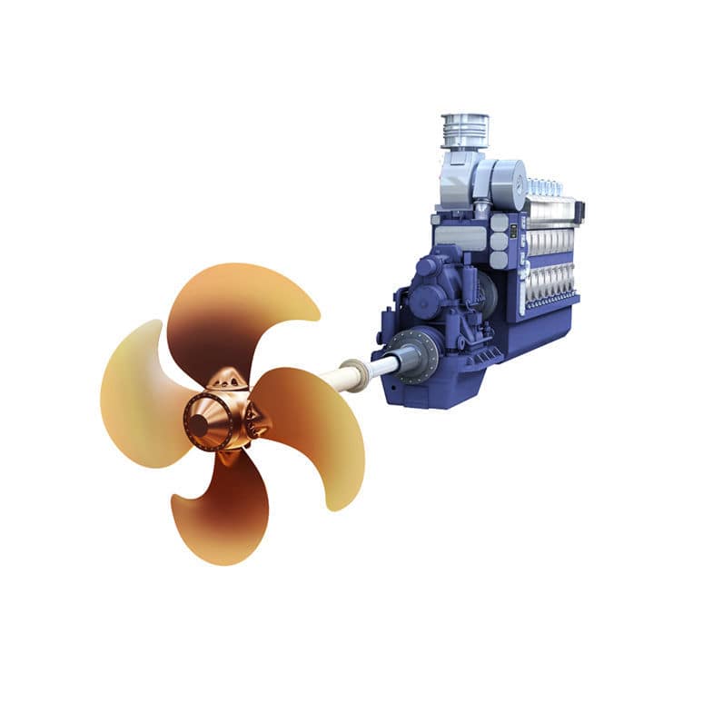 Diesel engine - H32/40P - Hyundai Heavy Industries-Marine Engine ...