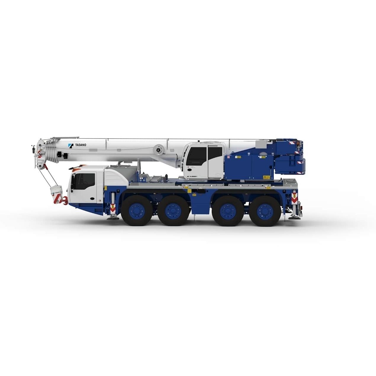 Truck-mounted crane - AC 4.080-1 - TADANO FAUN - boom / all-terrain ...