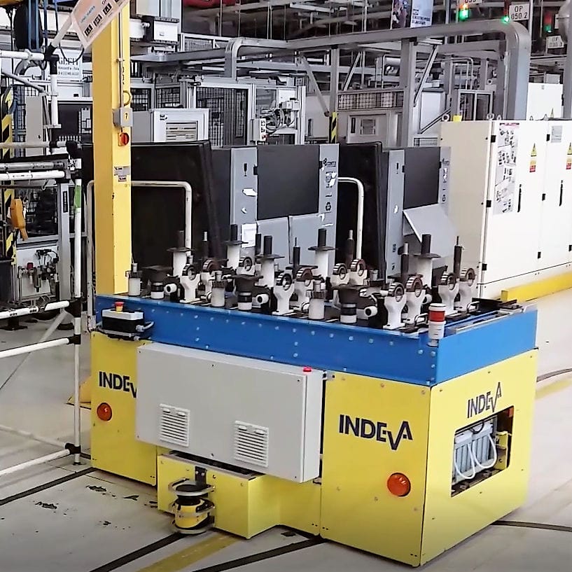 Handling AGV - Scaglia Indeva - electric / magnetic guided