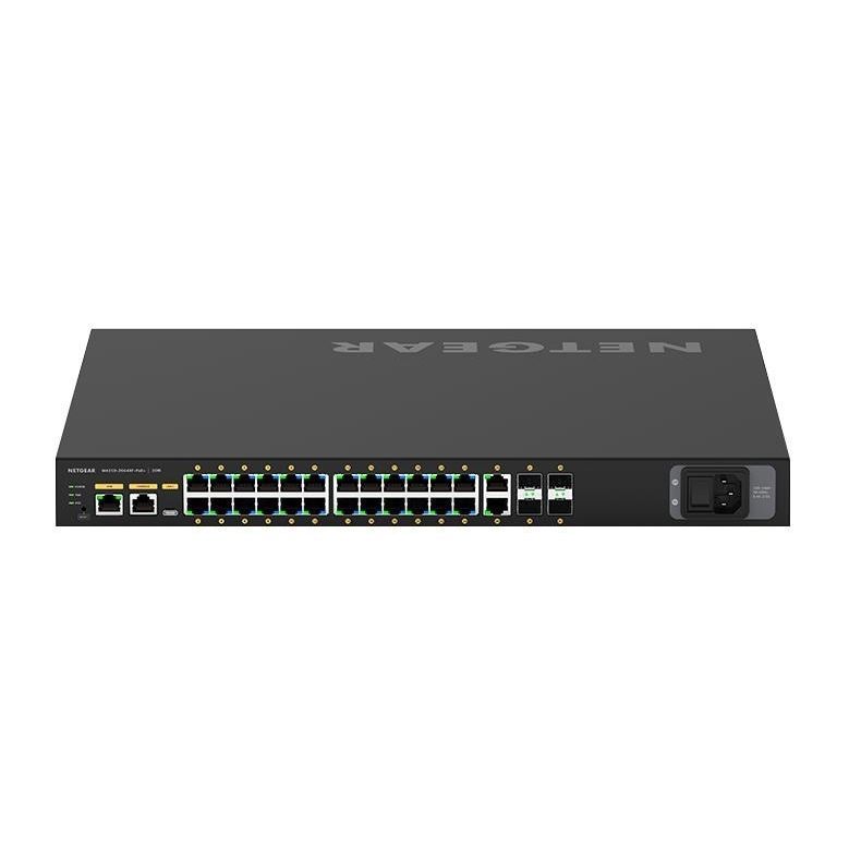Managed ethernet switch - GSM4230P - NETGEAR - 24 ports PoE / wall / box