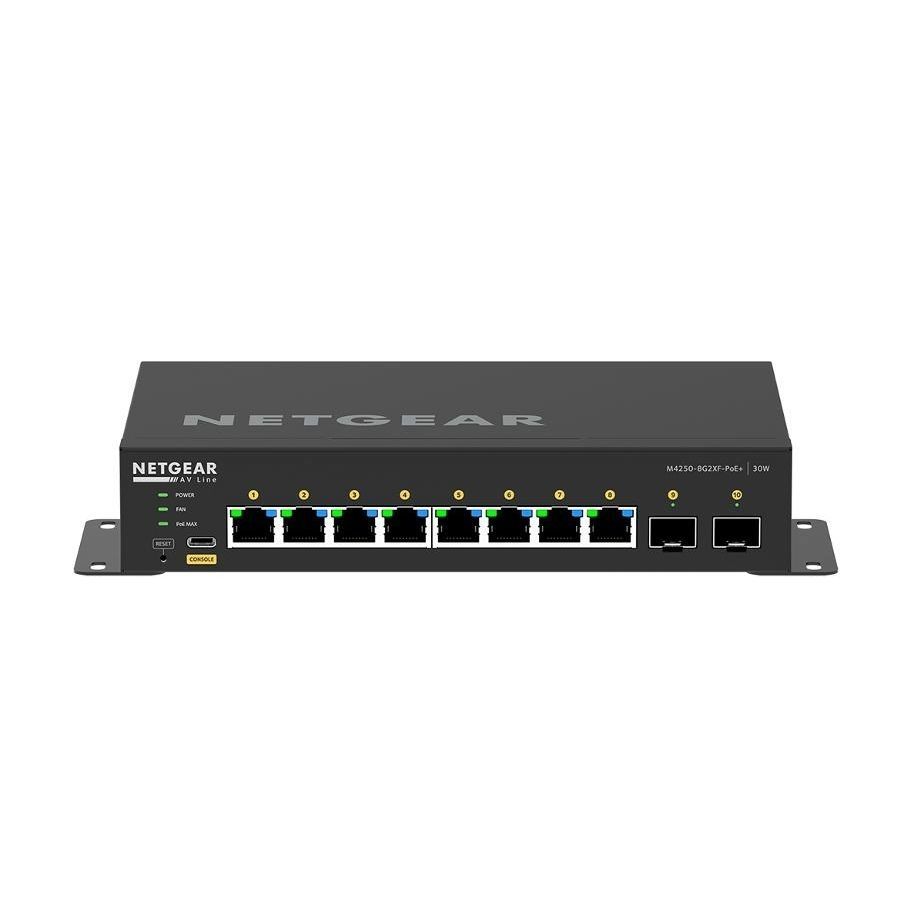 Managed ethernet switch - GSM4210PX - NETGEAR - 8 ports / wall / box