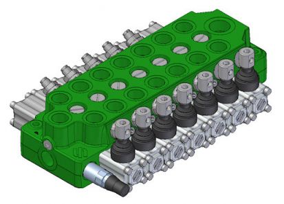Spool hydraulic directional control valve - VDM6A - SALAMI - monobloc