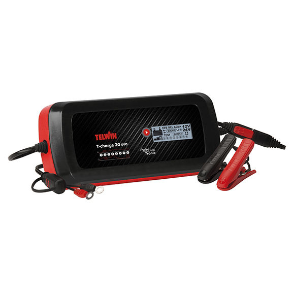 Desktop battery charger - T-CHARGE 20 EVO - TELWIN - portable / gel / AGM