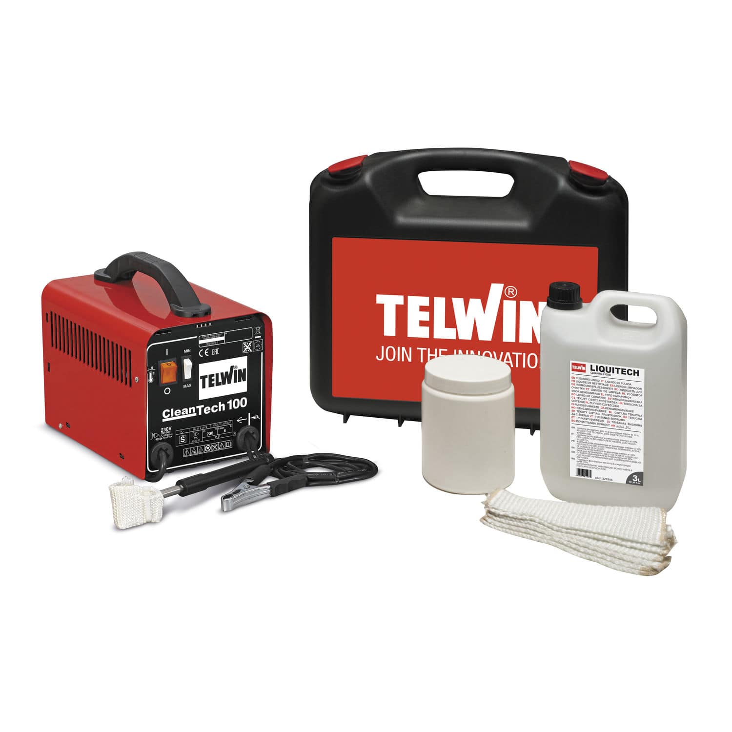 Stainless steel weld cleaning machine - CLEANTECH 100 - TELWIN - TIG / MIG
