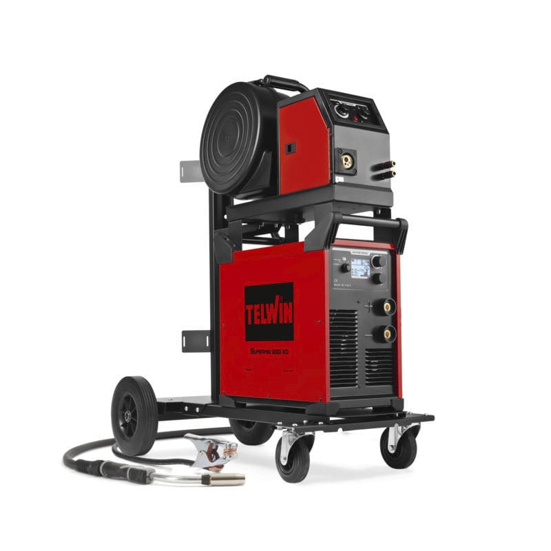 MIG-MAG welder - SUPERMIG 500i XD PACK + TROLLEY - TELWIN - cored wire ...