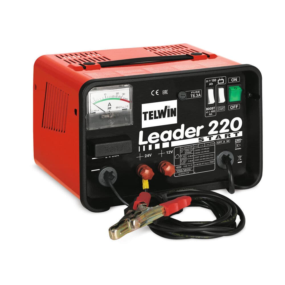 Desktop battery charger - LEADER 220 START - TELWIN - liquid electrolyte