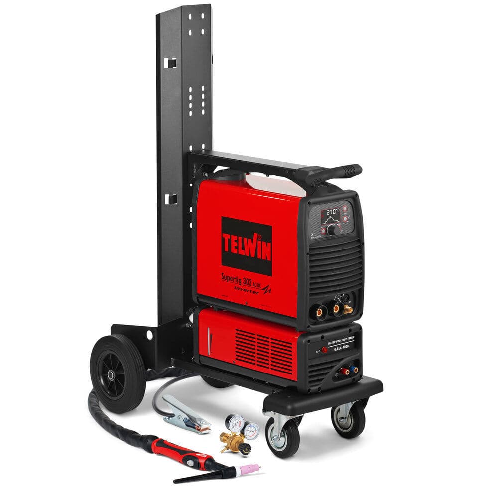 TIG welding machine - SUPERTIG 302 AC/DC AQUA + ACC - TELWIN - arc ...