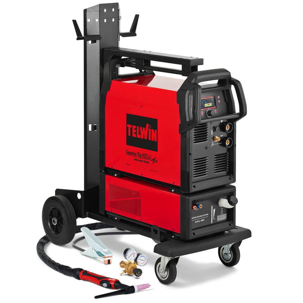 TIG welding machine - SUPERIOR TIG 422 WAVE AC/DC AQUA - TELWIN - arc / pulse / MMA