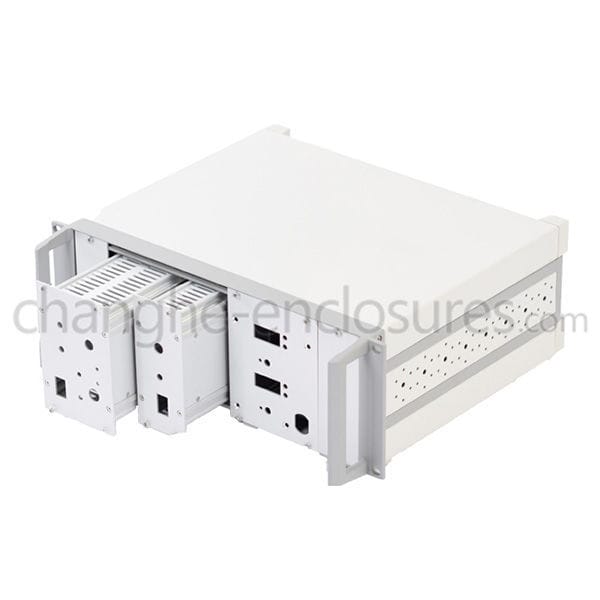 Desktop enclosure - 01B - CHANGHE - with flange / rectangular / aluminum