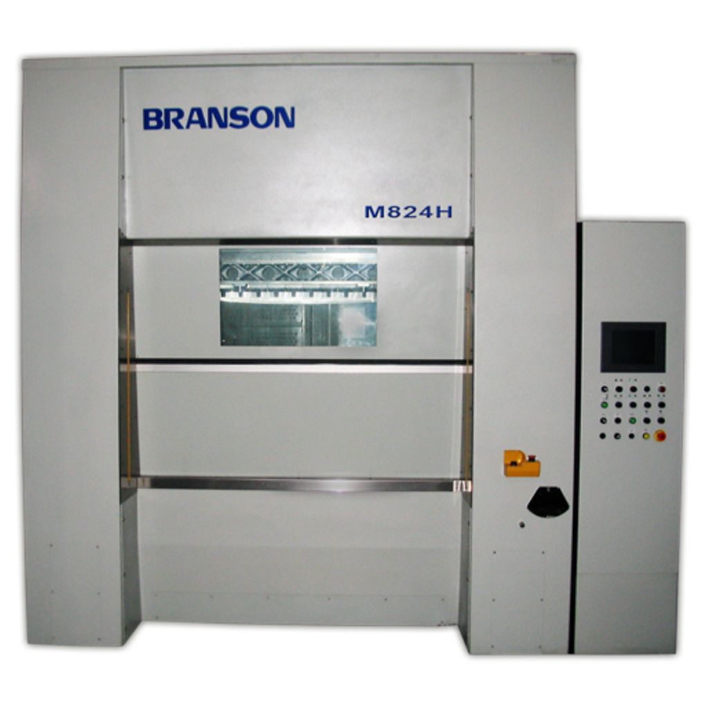 Vibrating welding machine - M824H - Branson Ultrasonics - PLC ...