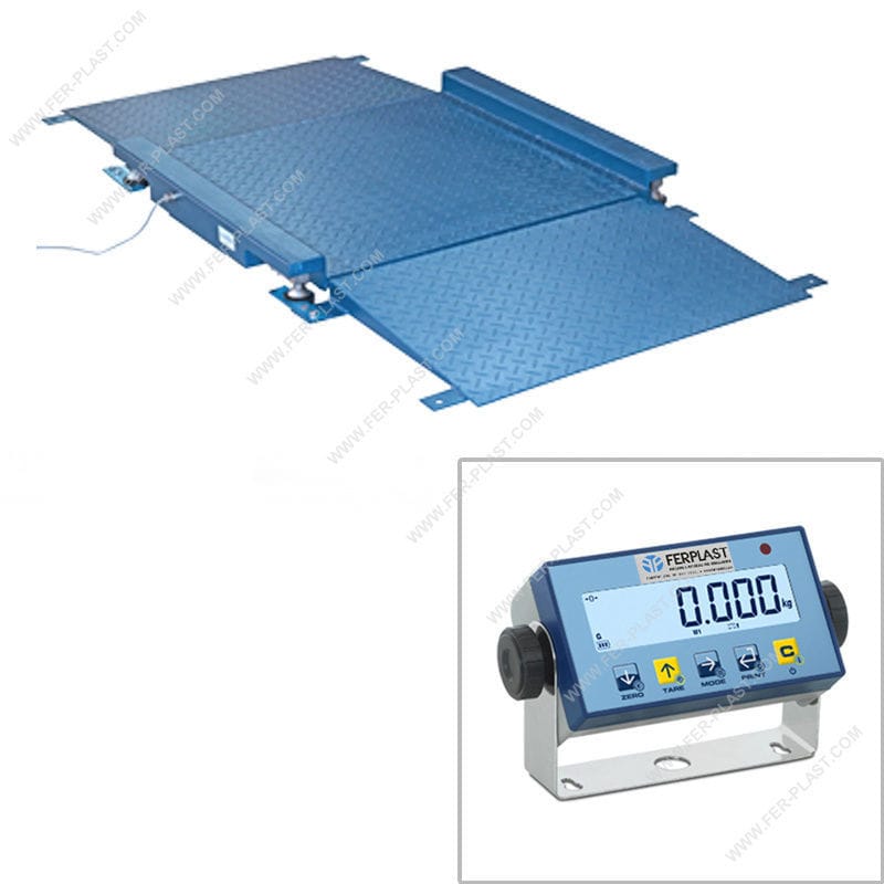 Low-profile platform scale - FPL series - Ferplast - beam / steel ...
