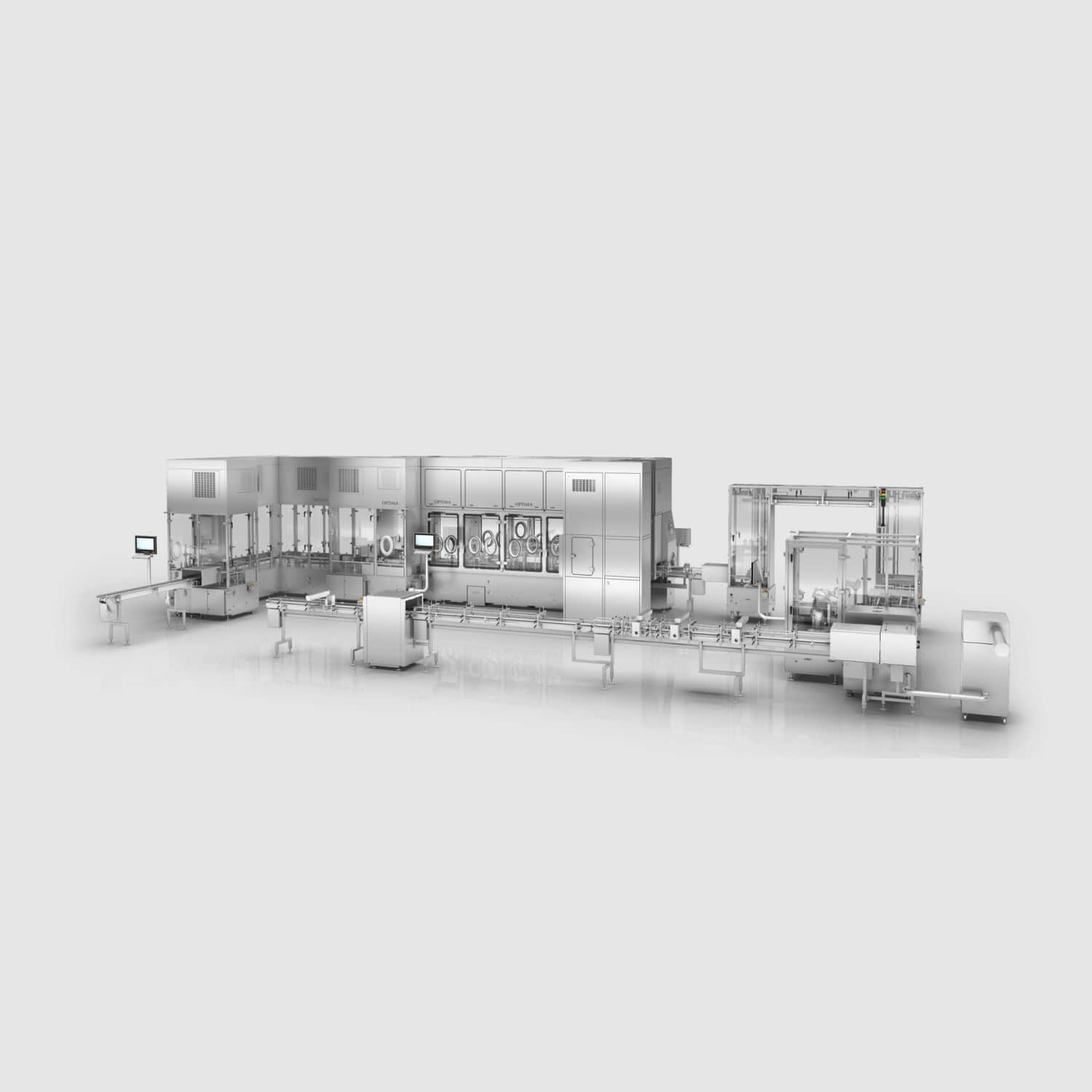 Aseptic filling machine - OPTIMA packaging group GmbH - for cartridges ...