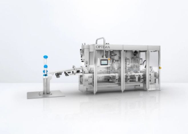 Sachet filling and closing machine - CFL1 - OPTIMA packaging group GmbH ...