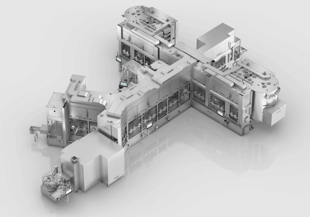 Fully-automatic filling line - MultiUse - OPTIMA packaging group GmbH ...