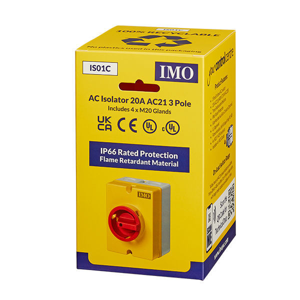Rotary isolator switch - IS01C - IMO Precision Controls Limited - low ...