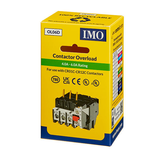 Contactor mount protection relay - OL06D - IMO Precision Controls Limited - overload