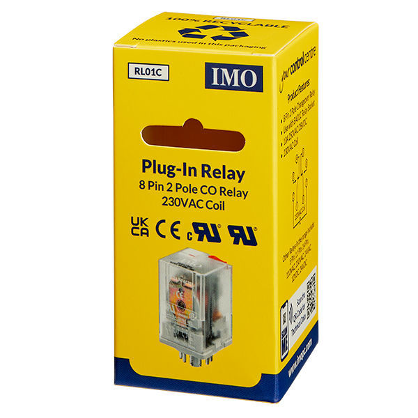 Power relay - RL01C - IMO Precision Controls Limited - 230VAC / miniature / surface-mount