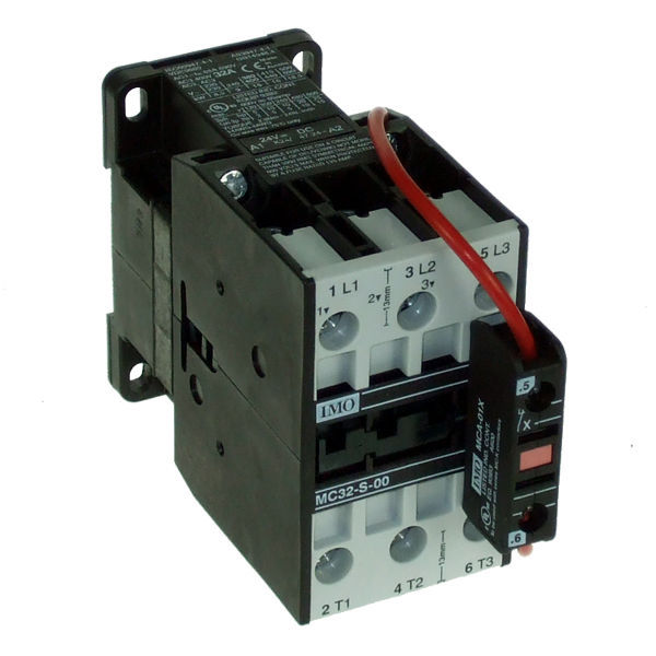 Power contactor - MC40-S-00=24 - IMO Precision Controls Limited - electromagnetic / DC / 3-pole