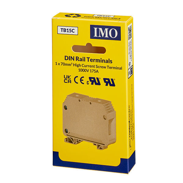 DIN rail-mounted terminal block - TB15C - IMO Precision Controls ...