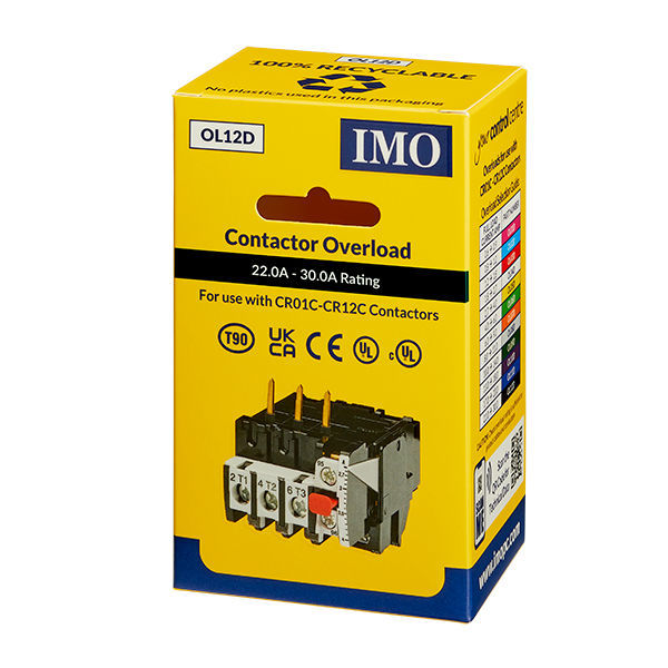 Overload relay - OL12D - IMO Precision Controls Limited - current / contactor mount