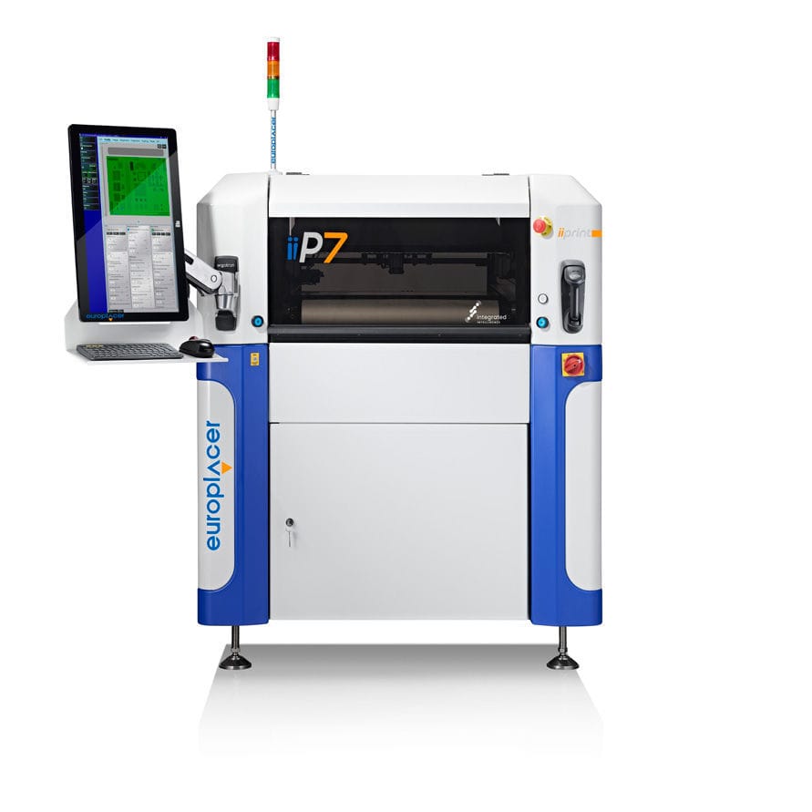 Automatic stencil printer - ii-P7 - Europlacer - solder paste / SMT ...