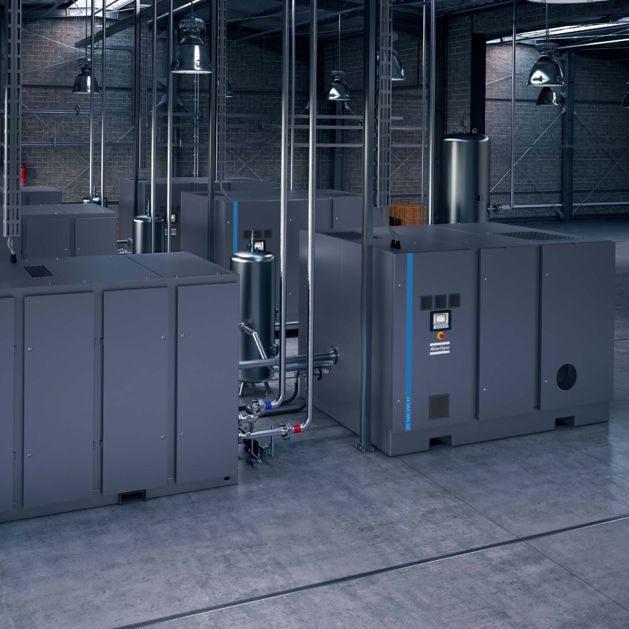 Piston compressor - ZD series - Atlas Copco Compressors - air ...