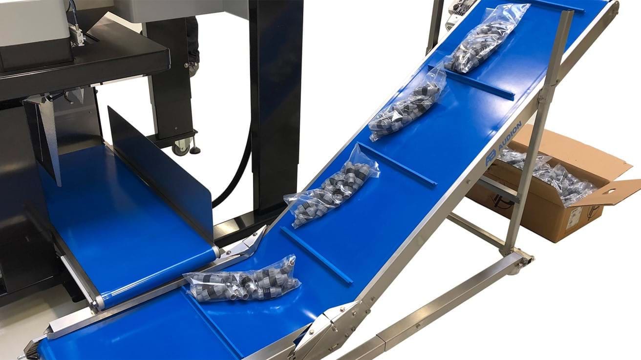 Belt conveyor - ATBI - Audion Packaging Machines - horizontal ...