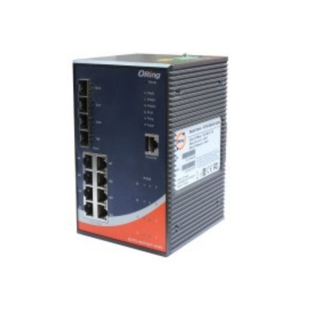 Managed ethernet switch - IGPS-9084GP series - Oring Industrial Networking Corp. - 12 ports ...
