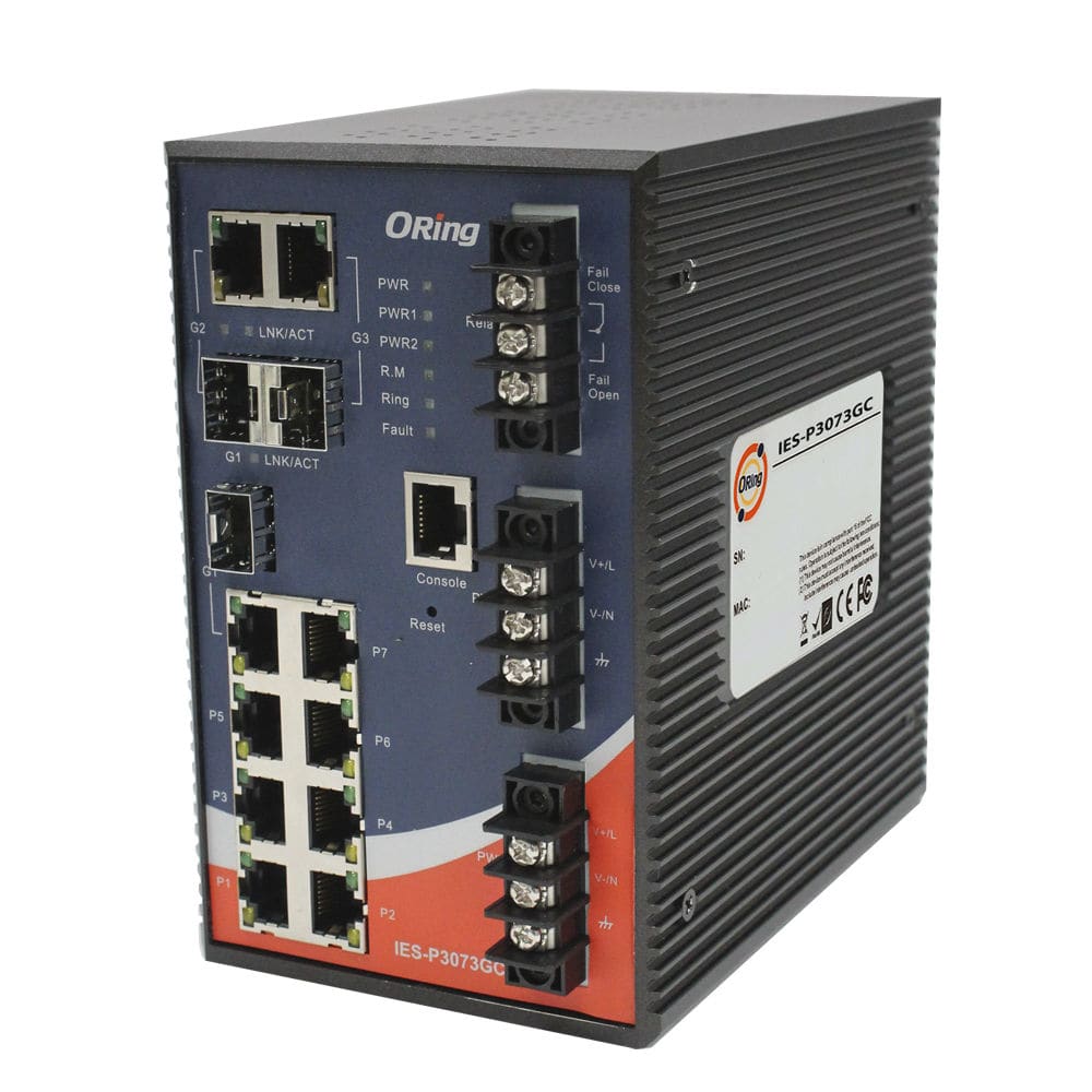 Managed ethernet switch - IES-P3073GC series - Oring Industrial ...