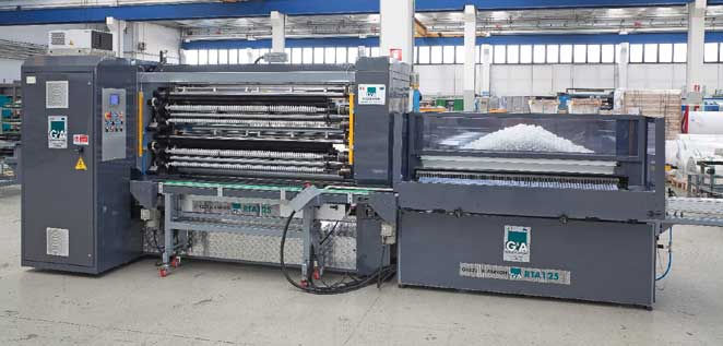 Adhesive tape slitter-rewinder - max. 1 800 mm, max. ø 125 mm | RTA 125 ...