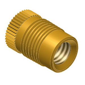 Threaded insert - FIN-LOK® - PSM International - press-in / brass / round
