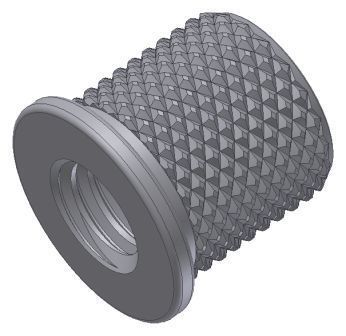 Threaded insert - PSM International - brass / steel