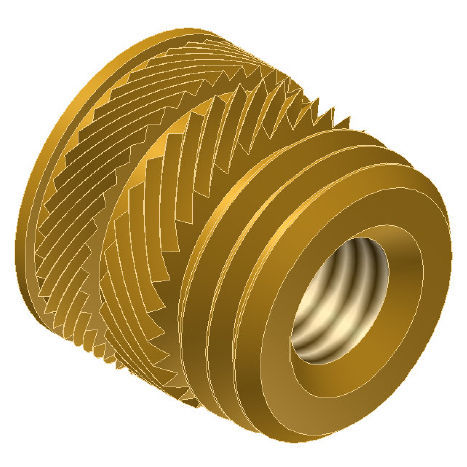 Threaded insert - HI-TORK - PSM International - brass / round / for ...